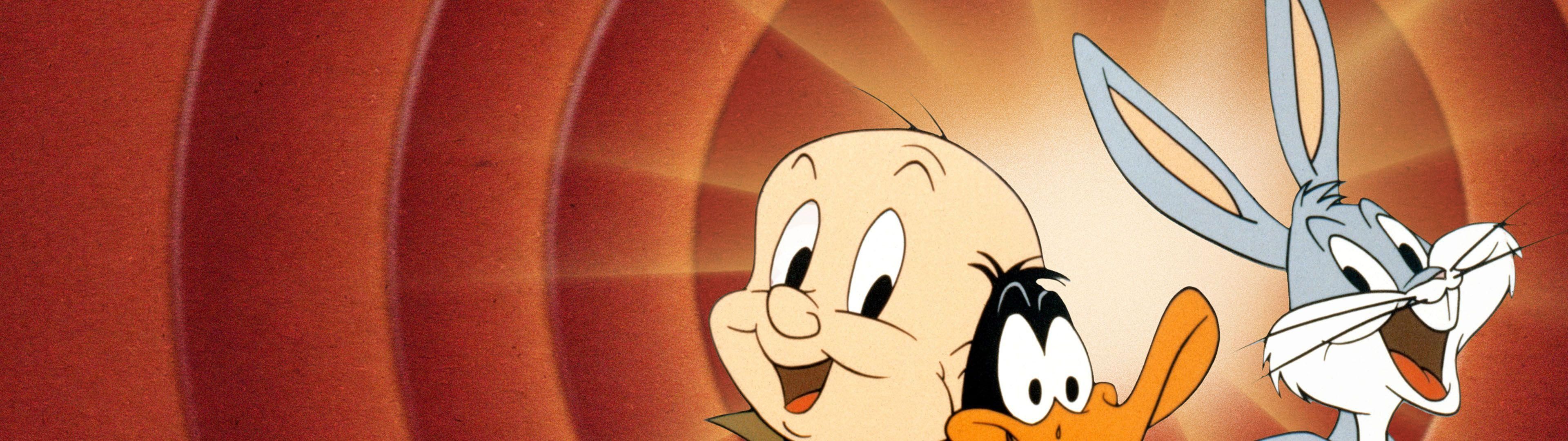 Looney Tunes Zeigen Bugs Bunny Und Daffy Duck