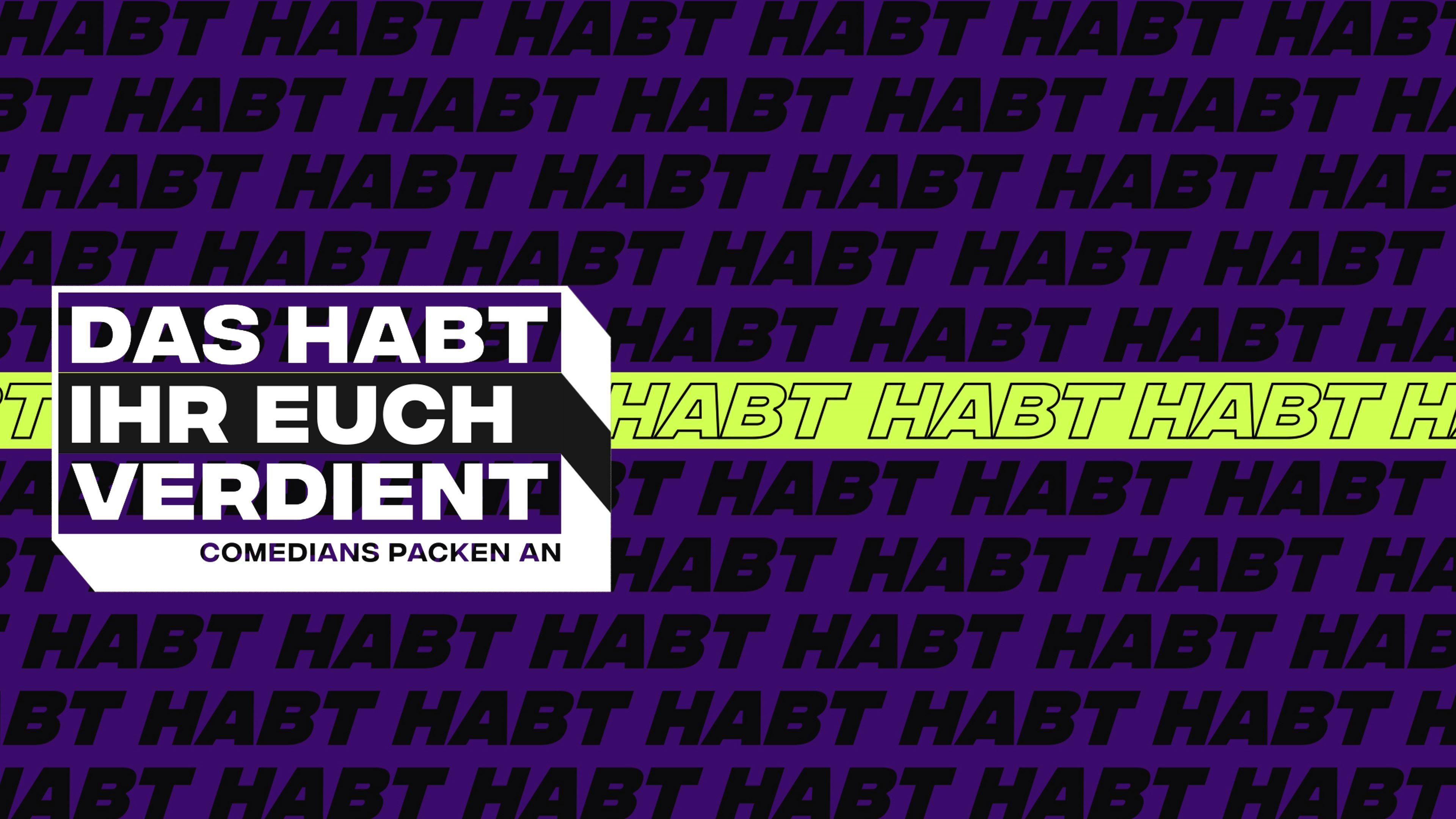 Folge 1 - Das habt Ihr Euch verdient - Comedians packen an - Staffel 1 ...